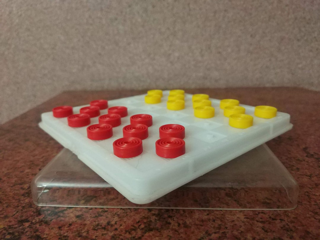 A Very Rare Model of Soviet Road Checkers, Checkers on pins, Vilnius ...