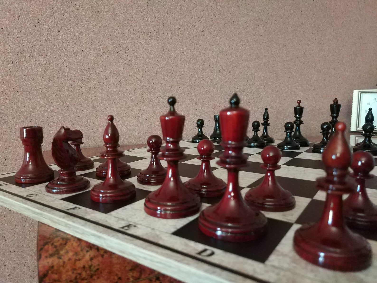 Soviet Chess Pieces Wooden Russian Chess USSR rare Russian - Etsy