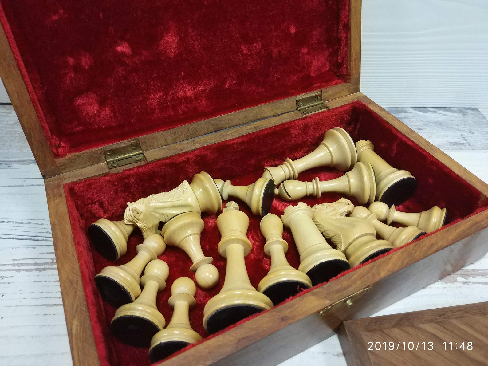 Staunton Chess Set Staunton Chess Pieces Circa 1980s Chess - Etsy