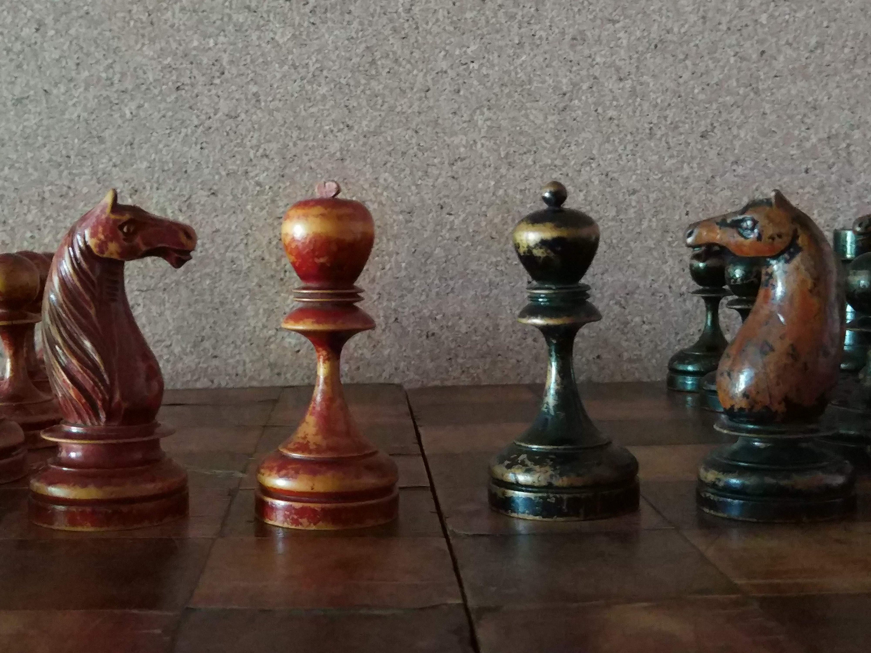 Antique Soviet Chess Set Old Russian Vintage Wooden Chess - Etsy