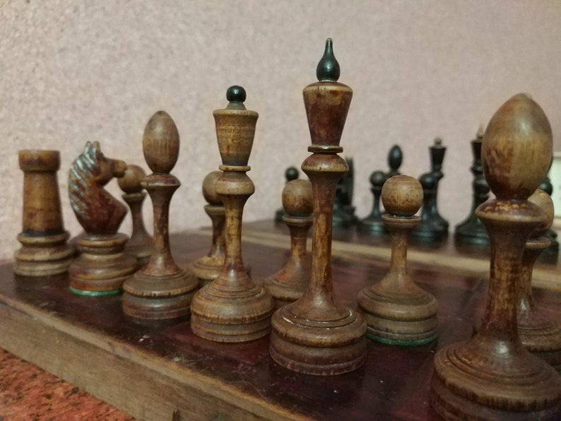 Soviet Chess Set Chess of the USSR Chess Pieces Chess | Etsy