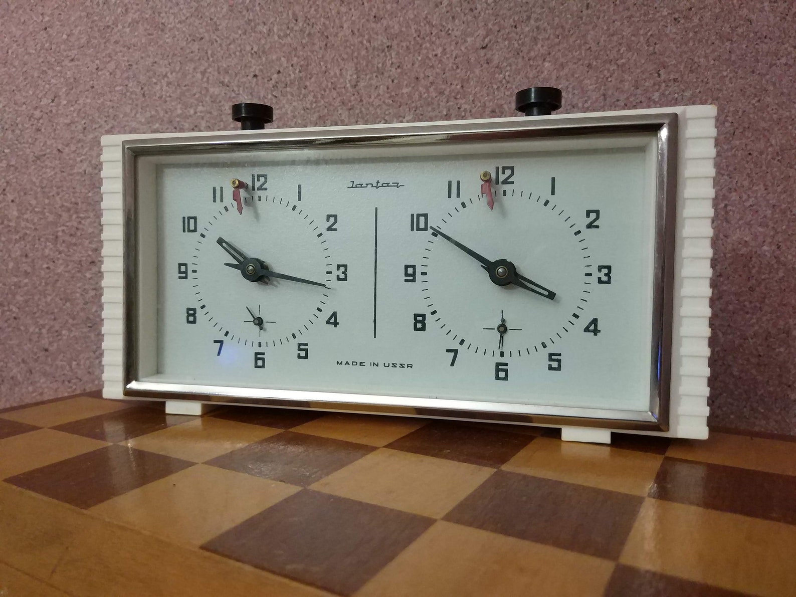 Soviet Chess Clock Jantar yantar Mechanical Clock Vintage - Etsy