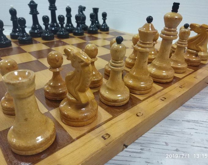 Grandmaster Set Vintage Soviet Tournament Chess Set Big - Etsy