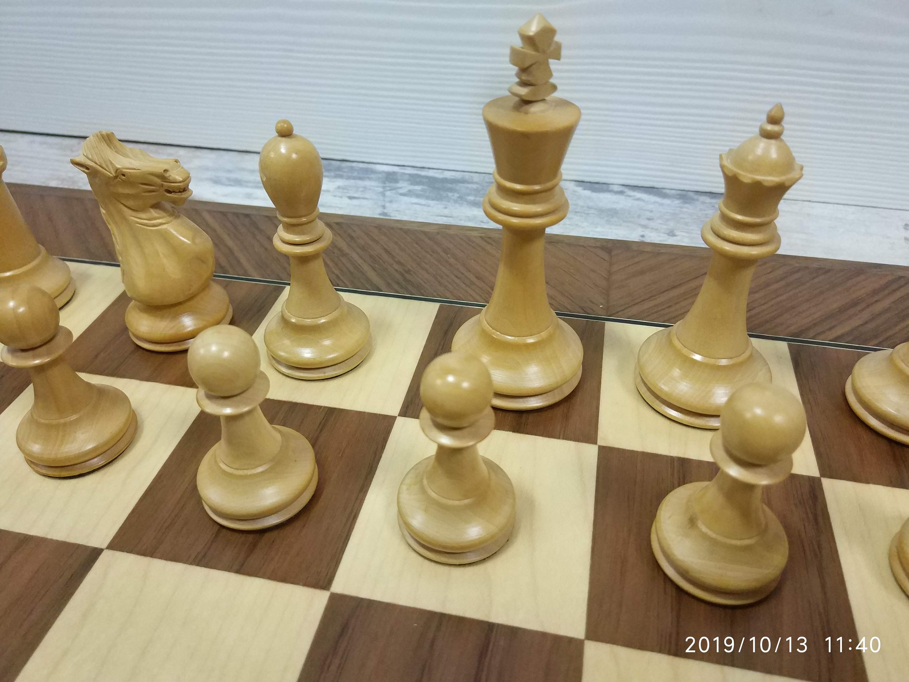 Staunton Chess Set Staunton Chess Pieces Circa 1980s Chess - Etsy