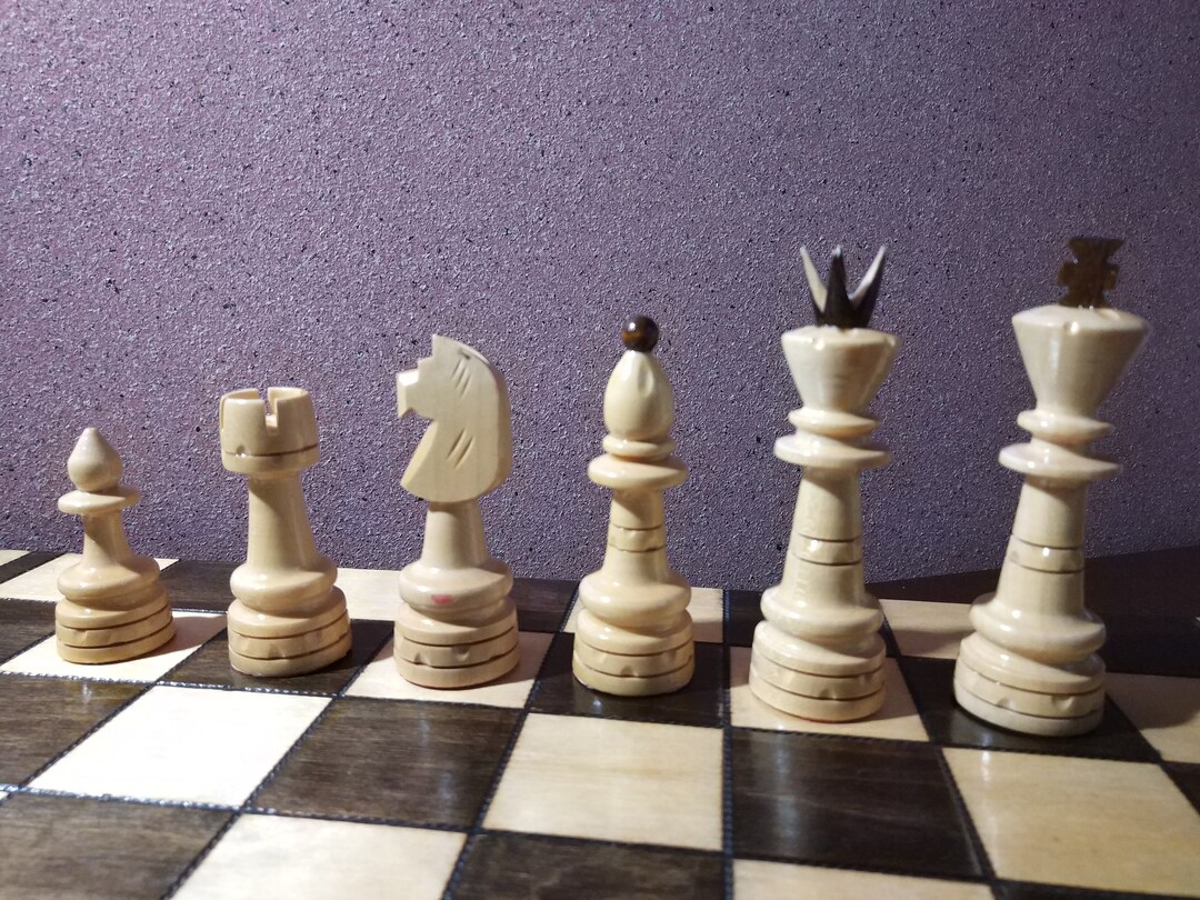 Chess Set Handmade Soviet Period 1980s - Etsy