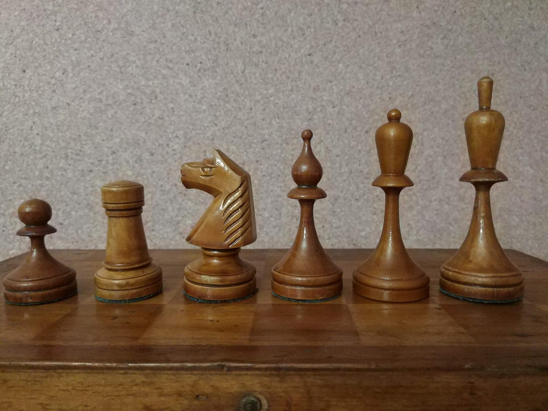 Vintaget Soviet Chess Set , Soviet Chess Set, a Rare Chess Set With a ...