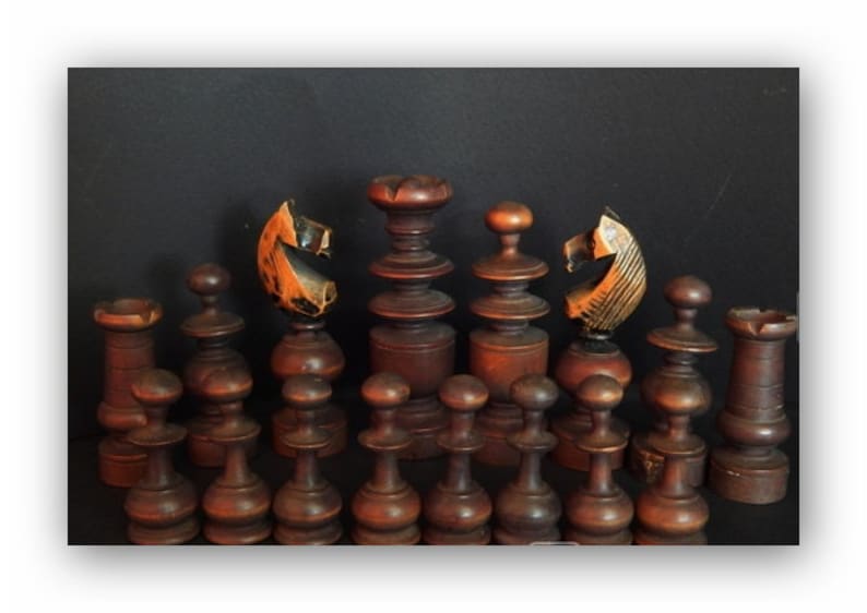 Vintage Soviet Chess Set Wooden Russian Chess USSR With the - Etsy