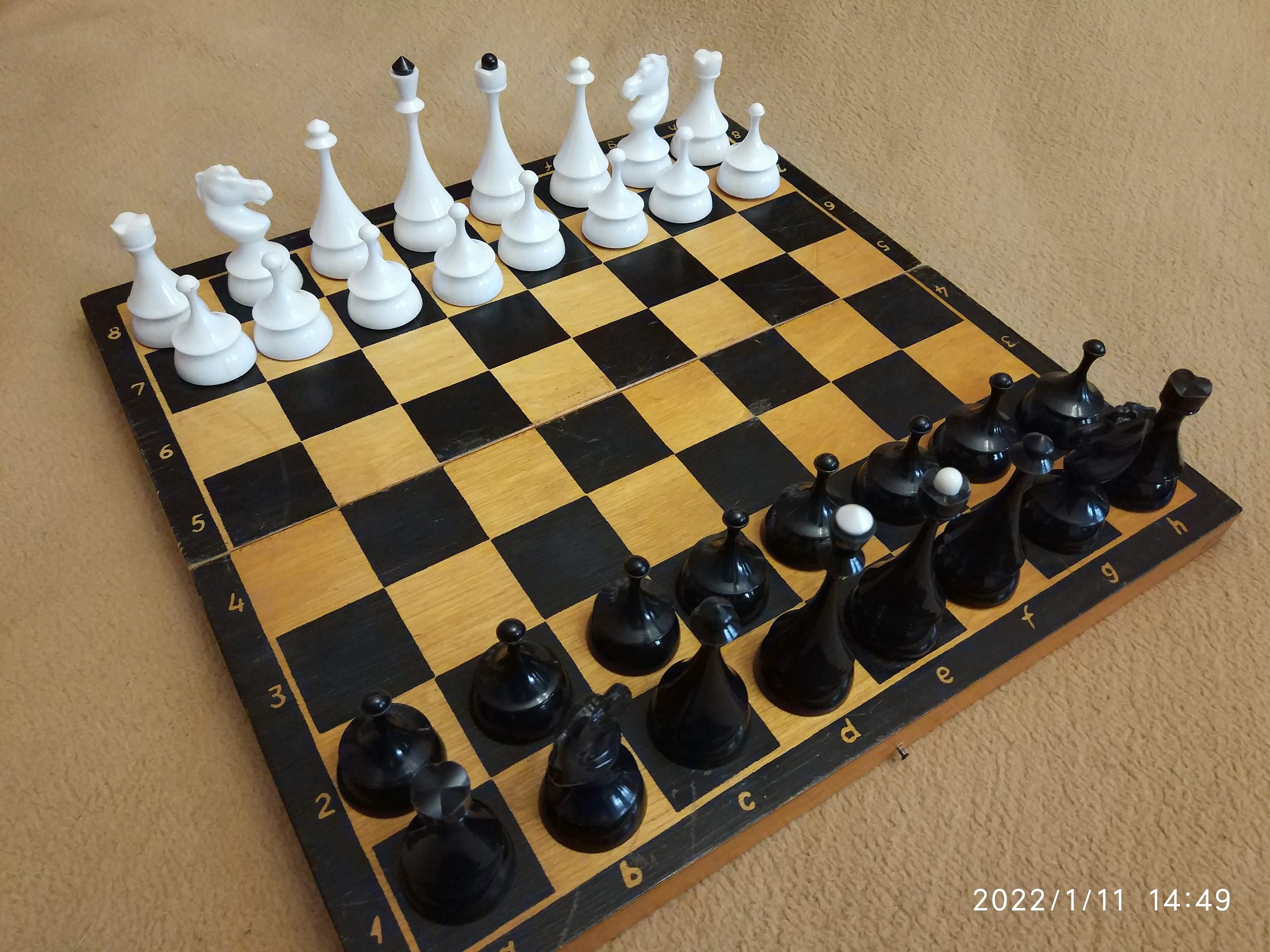 Vintage Russian Chess Set Full Chess Set Plastic Pieces - Etsy