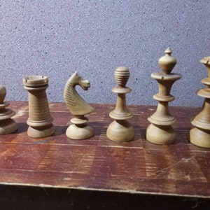 Coffeehouse Wooden Set, Old Vienna Chess, Coffee House Chess, Very ...