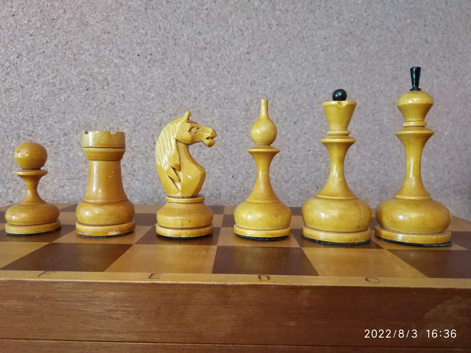 Vintage Soviet Tournament Chess Set Big Wooden Russian Chess - Etsy