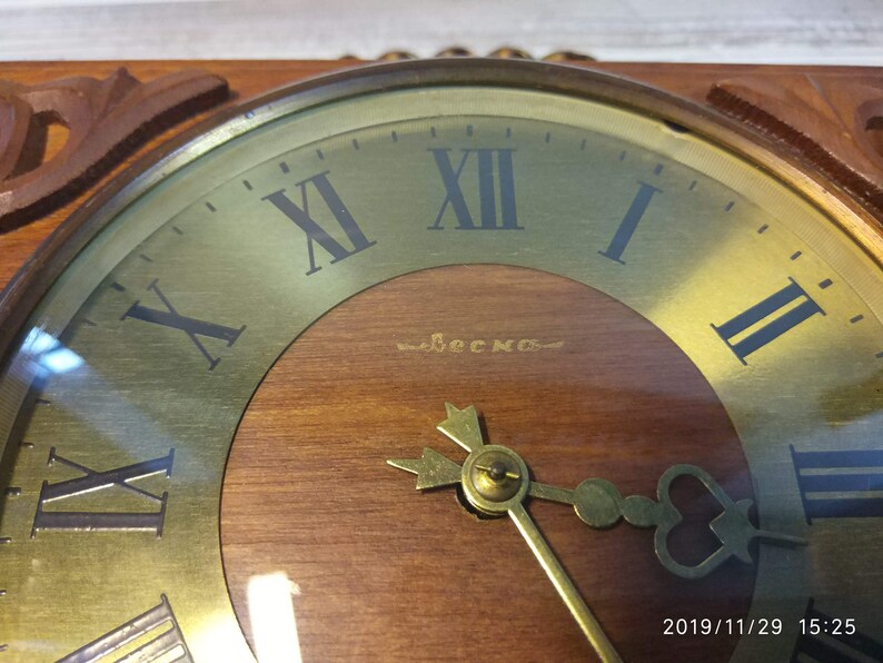 Soviet Mechanical Clock Vesna Vintage Clock Soviet Clock | Etsy