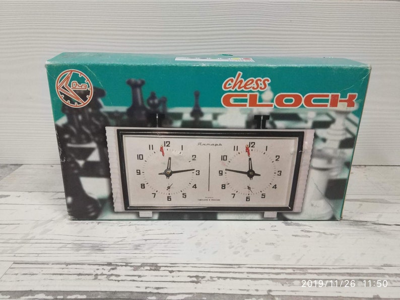 Soviet chess clock Jantar Yantar mechanical clock vintage | Etsy