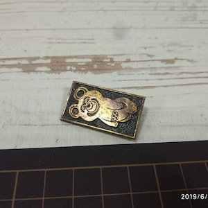 Metal Soviet Sports Badge Team Members 1980s Memorial Badge of the ...