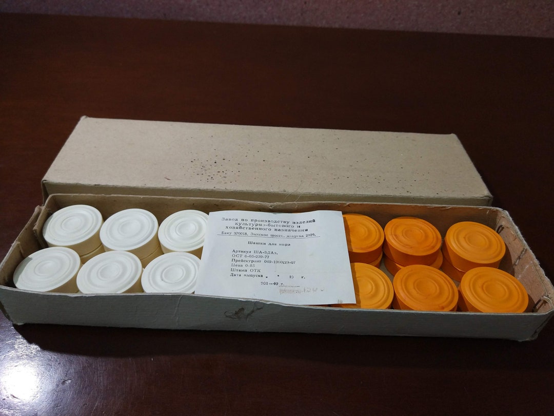 Soviet Backgammon Chips in the Amount of 32 Pcs. 1970s - Etsy