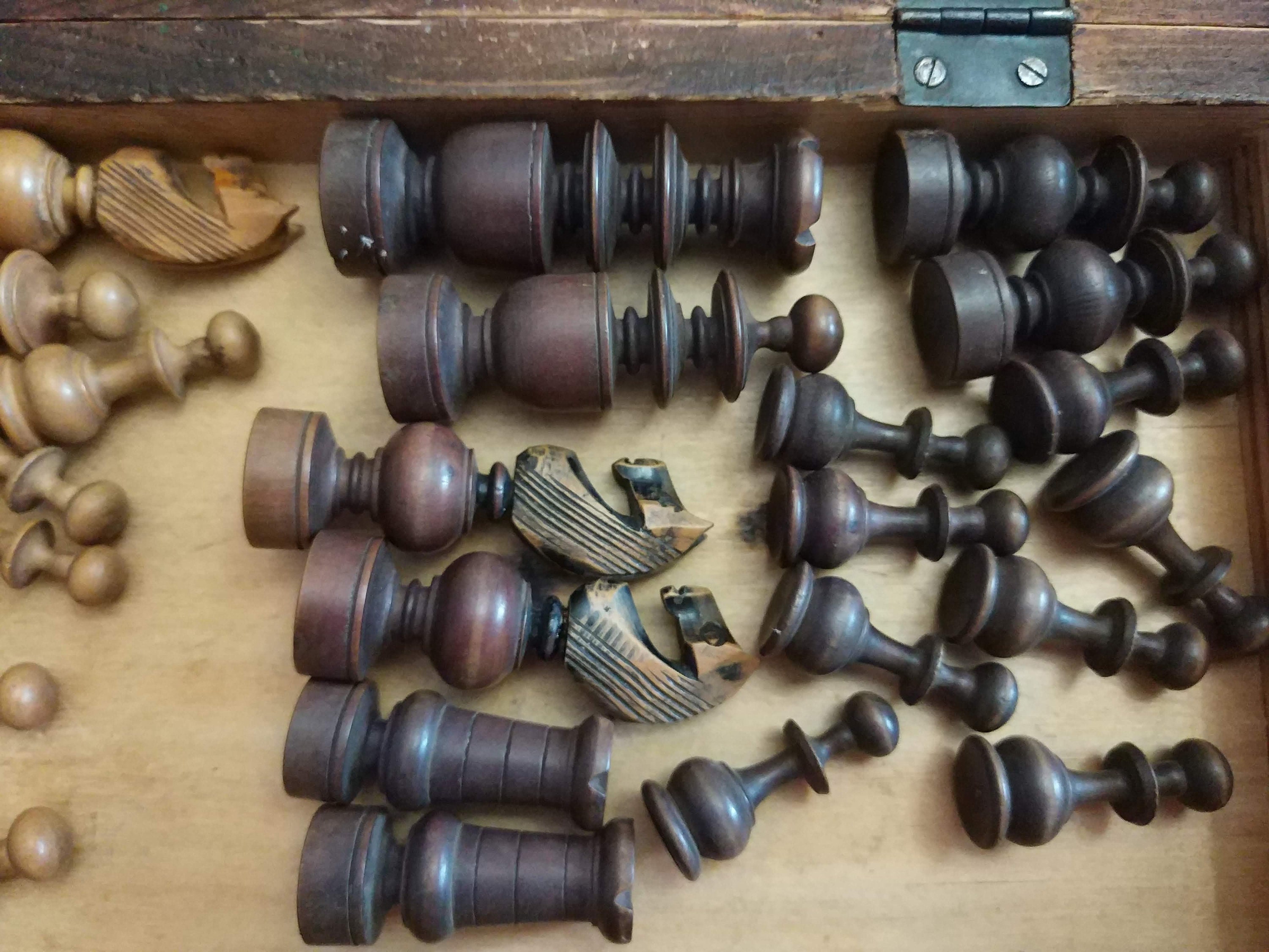 Vintage Soviet Chess Set Wooden Russian Chess USSR With the | Etsy