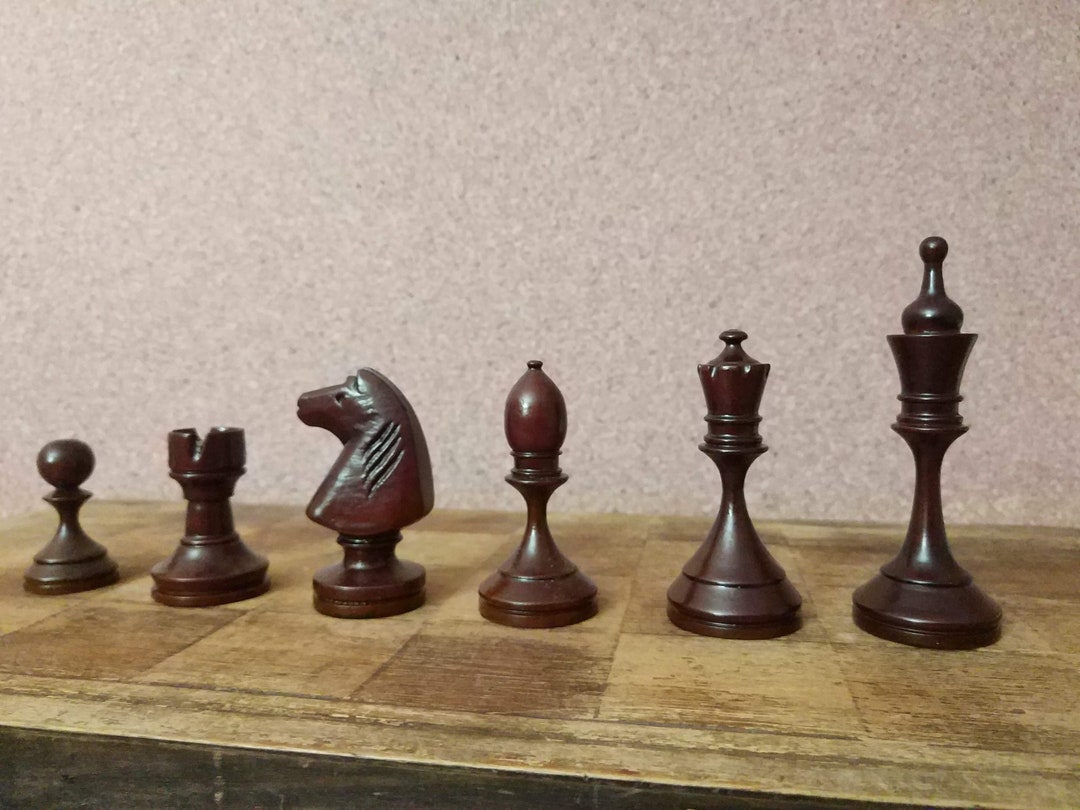 Soviet Tournament Chess Set , Vintage Soviet Chess Set , Old Russian ...