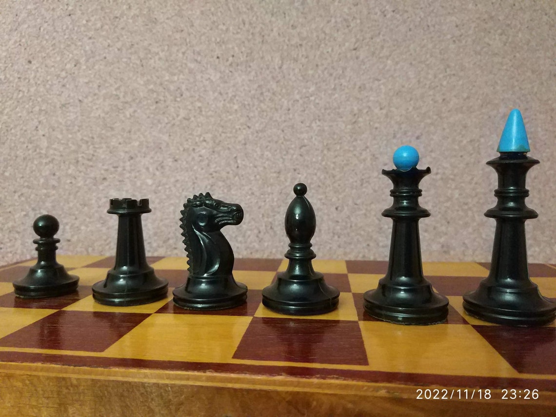 Soviet Chess Vintage Beautiful Old-fashioned Chess in Russia - Etsy