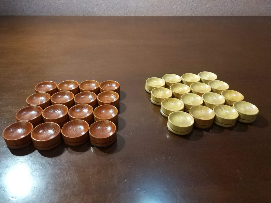 Soviet Wooden Chips for Backgammon in the Amount of 32 Pcs - Etsy