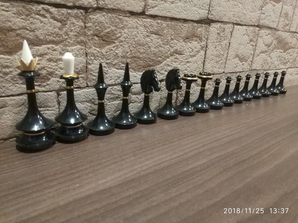 New Souvenir Chess Pieces Made of Hard Plastic. Celebrating - Etsy