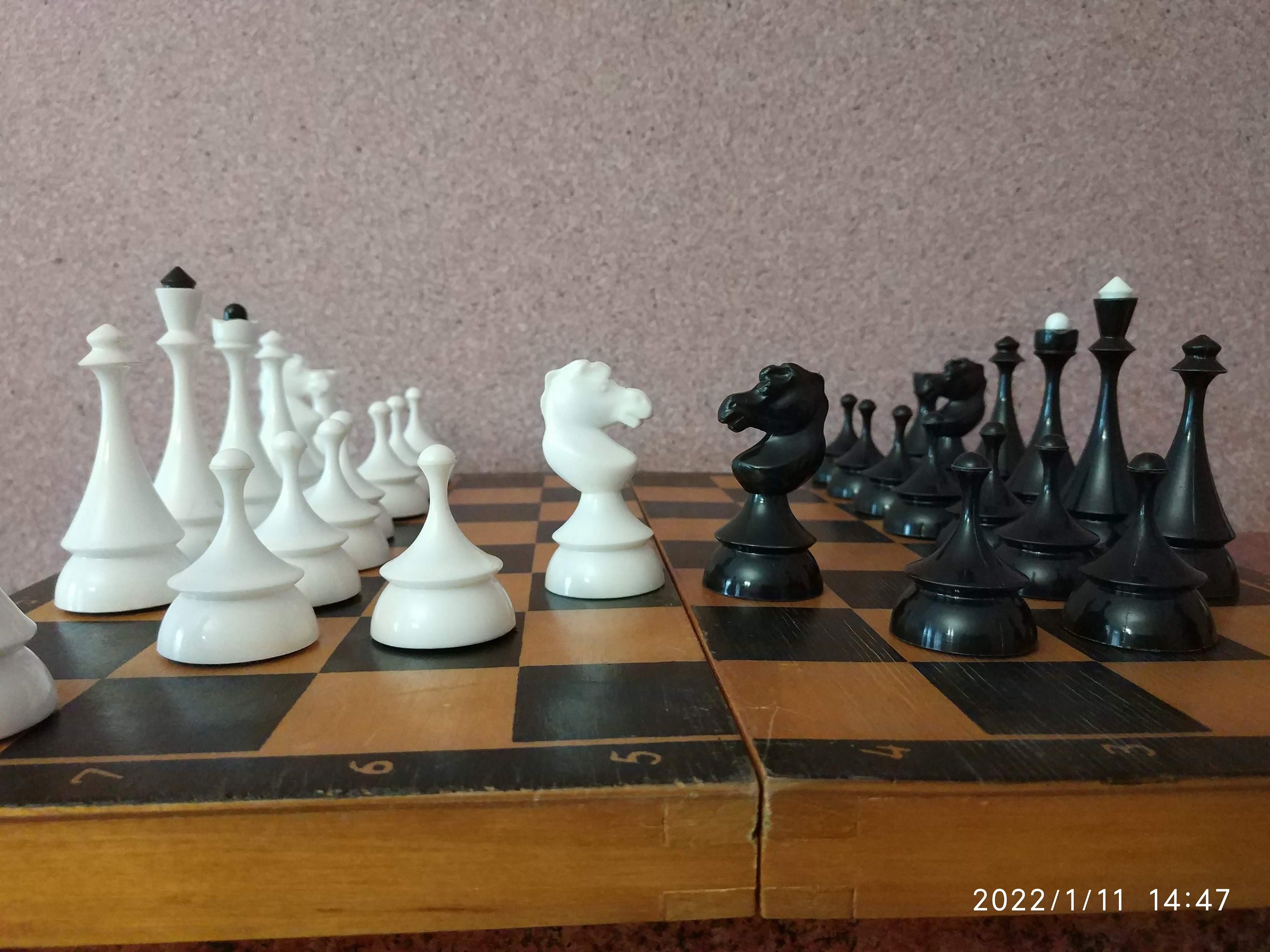 Vintage Russian Chess Set Full Chess Set Plastic Pieces | Etsy