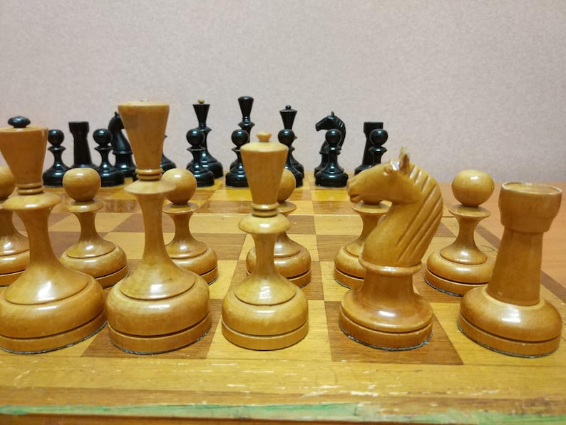 Botvinnik Set Antique Soviet Chess Set Old Russian Vintage - Etsy