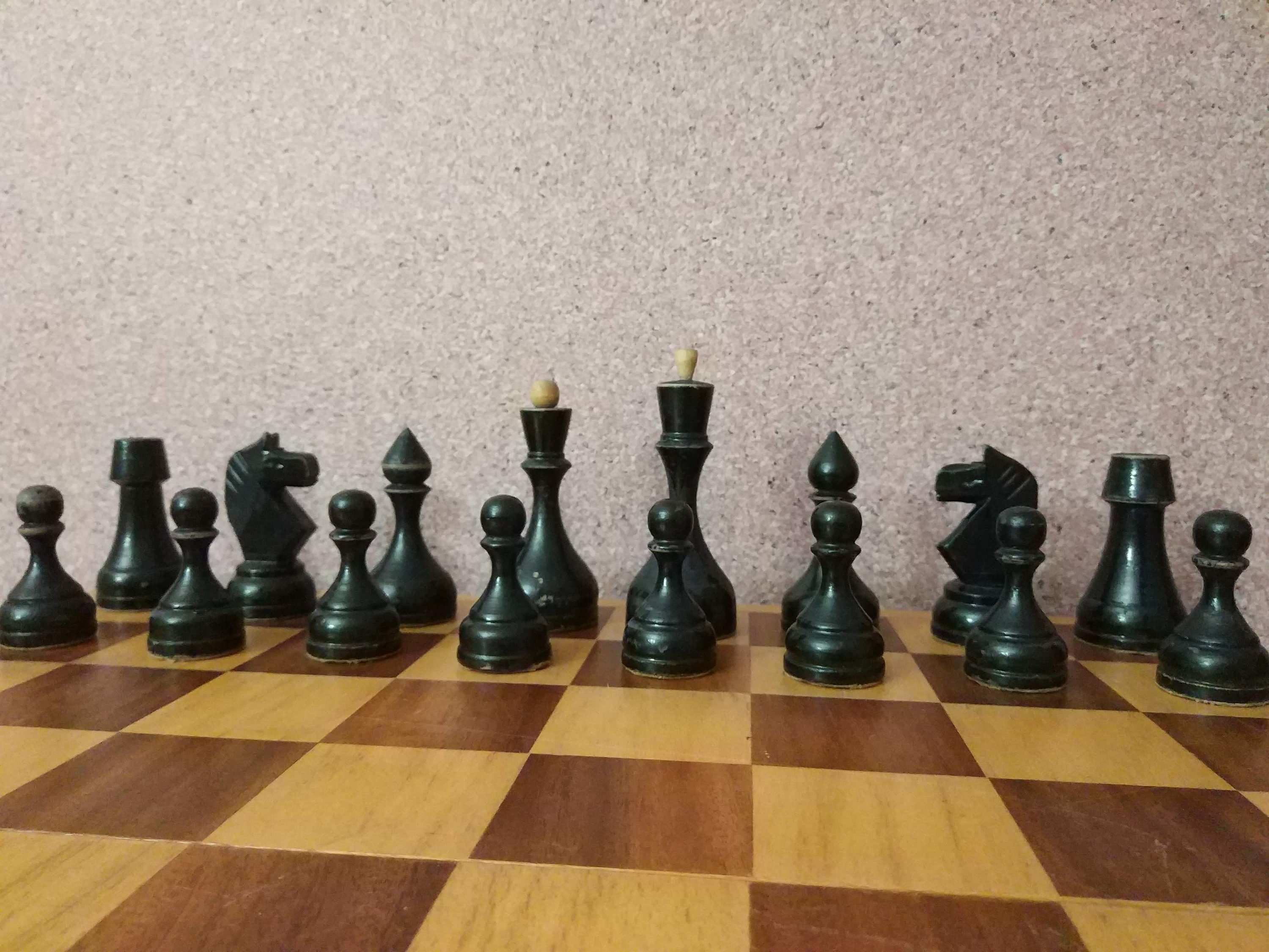 Vintage Soviet Tournament Chess Set Big Wooden Russian | Etsy