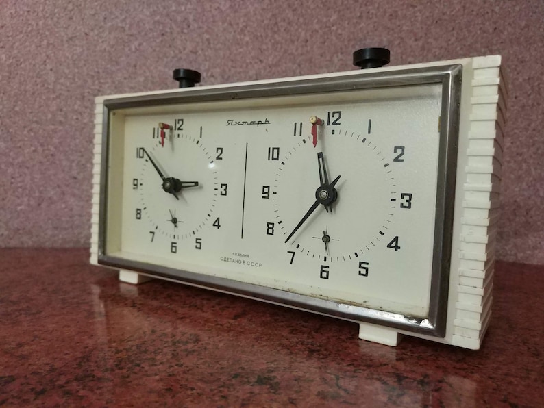 Vintage Tournament Chess Clock Soviet USSR Jantar yantar - Etsy