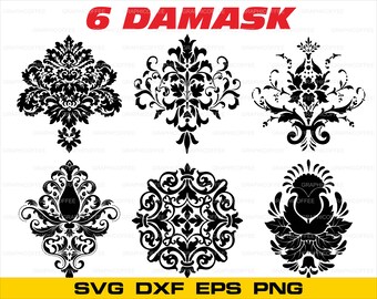Damask logo | Etsy
