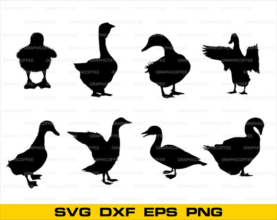 Ente Logo SVG Bundle Ente Logo Clipart Ente Logo schneiden | Etsy