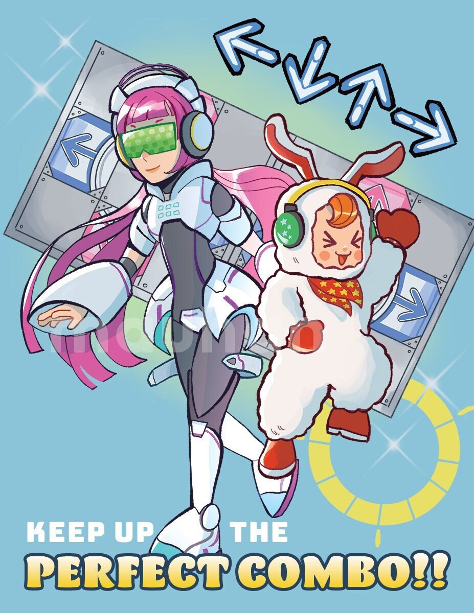 Ddr/dance Dance Revolution Rinon Babylon 8.5x11 Art - Etsy