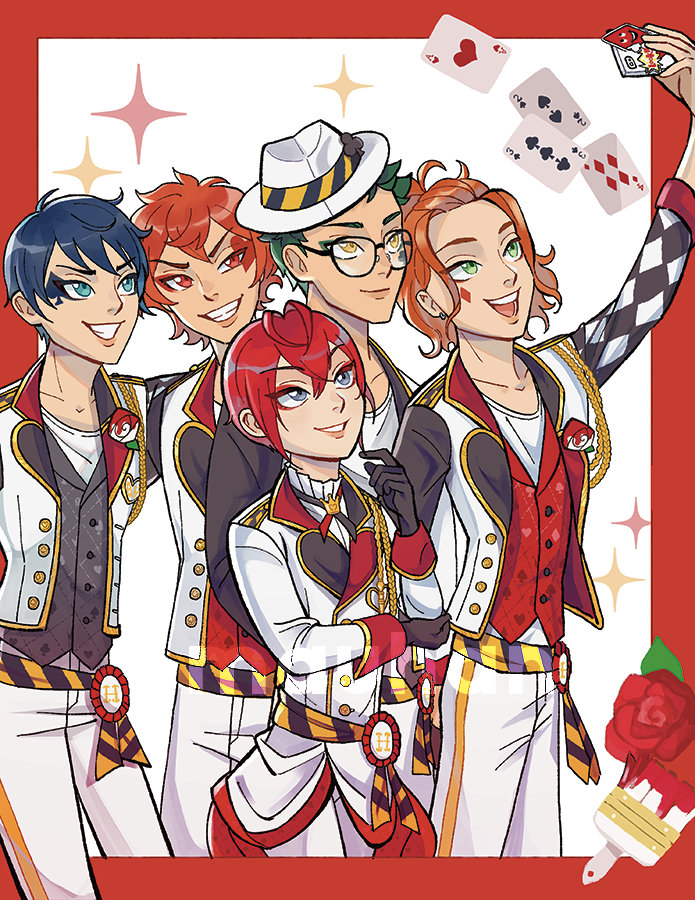 TWISTED WONDERLAND Heartslabyul Riddle Trey Cater Ace Deuce - Etsy