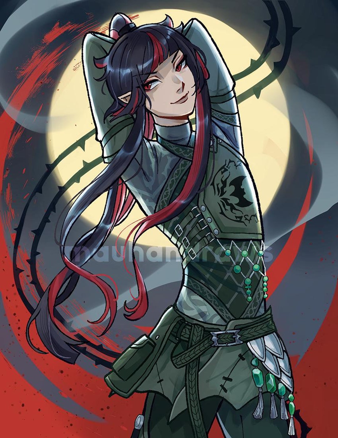 TWISTED WONDERLAND General Lilia Vanrouge 8.5x11" Art Print/poster - Etsy