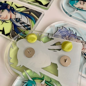 TWISTED WONDERLAND Translucent 3" Acrylic Pins - Etsy