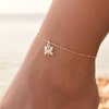 Rose Gold Moon Anklet, Anklet, Rose Gold Anklets for Women, Rose Gold Ankle Bracelet for Women ...