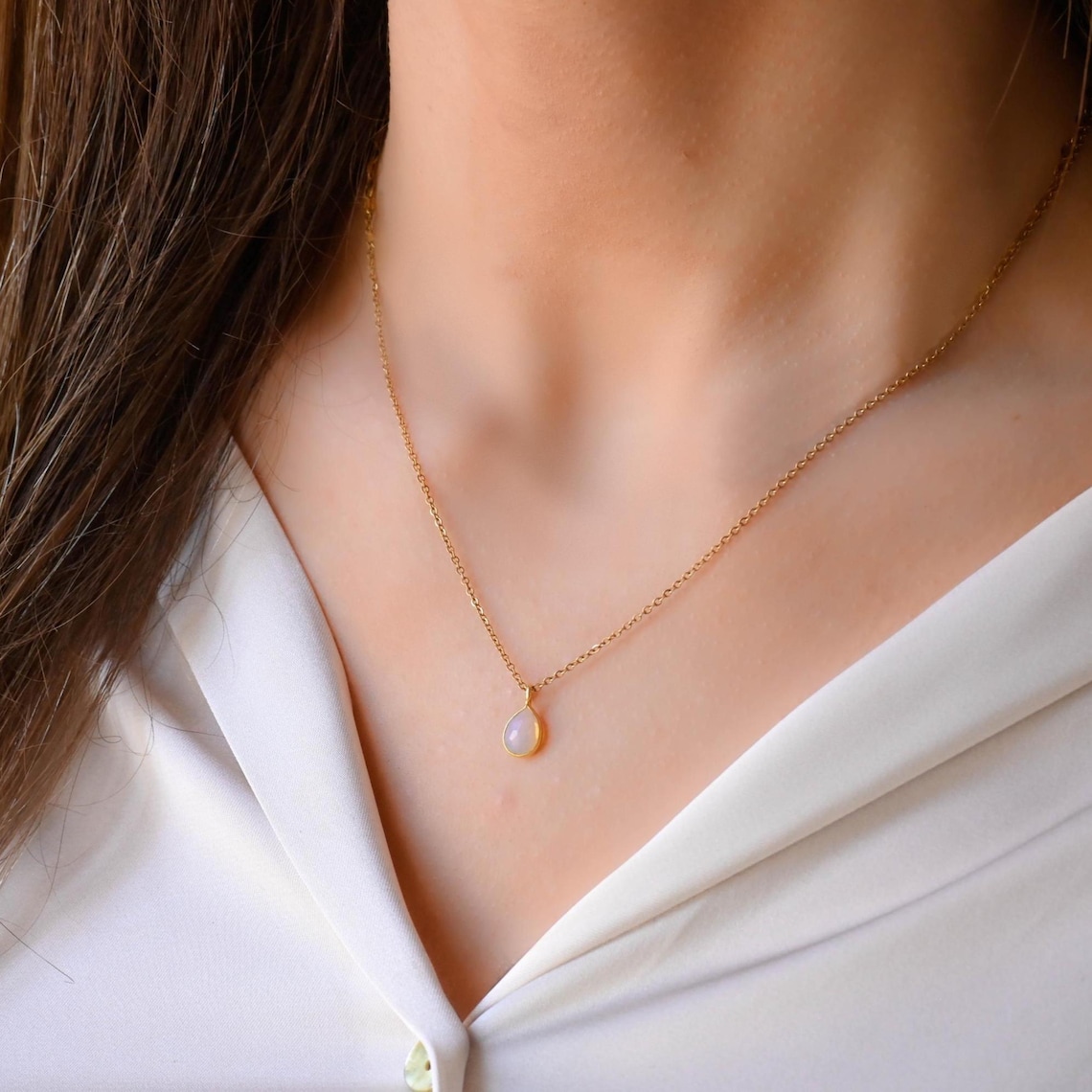 Double Layering Chain Necklace Set, Dainty Gold Necklace Stack, Layered ...