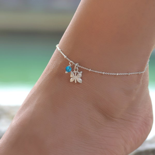 Butterfly Ankle Bracelet Women - Etsy