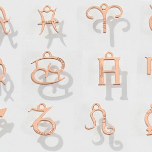 Rose Gold Scorpio Zodiac Anklet, Anklet, Anklets for Women, Rose Gold ...
