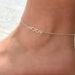 Moon Ankle Bracelet, Rose Gold Anklet, Anklets for Women, Rose Gold Ankle Bracelet for Women ...