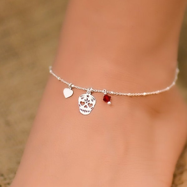 Sugar Skull Bracelet - Etsy
