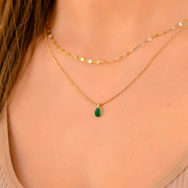 Green Necklace - Etsy