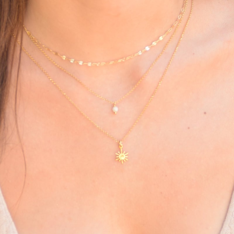Gold Layered Necklace - Etsy