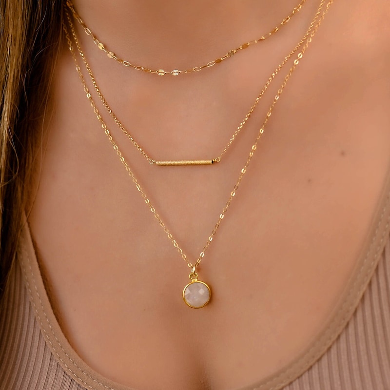 Multi Layered Necklace - Etsy