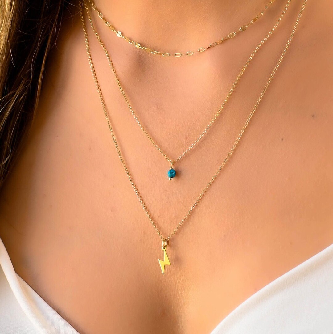 Dainty Layered Gold Necklace Set, Layered Necklaces for Women, Multi ...