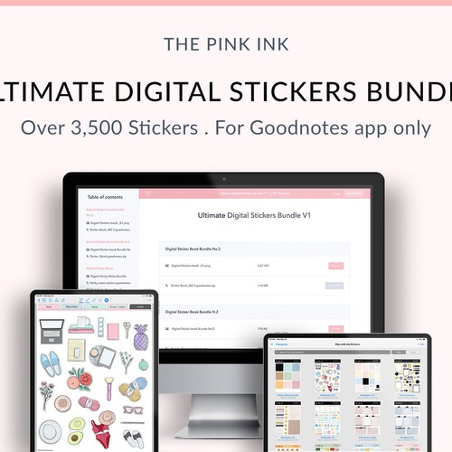 The Ultimate Digital Stickers Bundle Digital Planner - Etsy