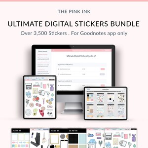 The Ultimate Digital Stickers Bundle Digital Planner Stickers iPad ...