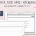 Lined Grid Digital Flash Cards, Hyperlinks, Flash Cards for Goodnotes ...