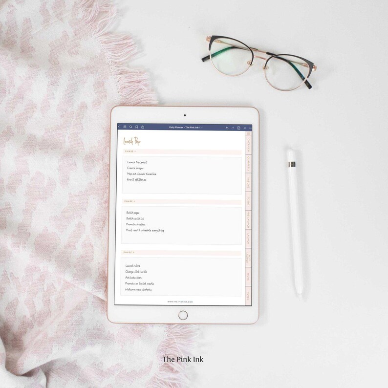 Product Digital Planner, Launch Planner, Goodnotes iPad Planner ...
