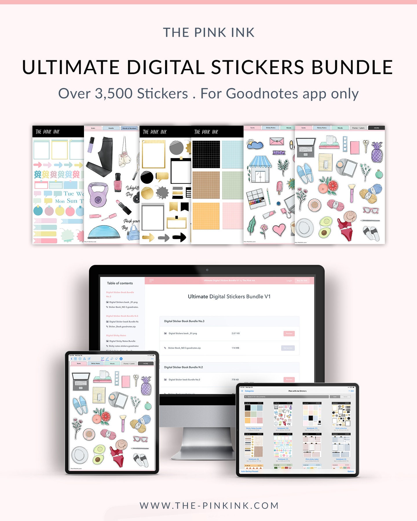 The Ultimate Digital Stickers Bundle Digital Planner - Etsy