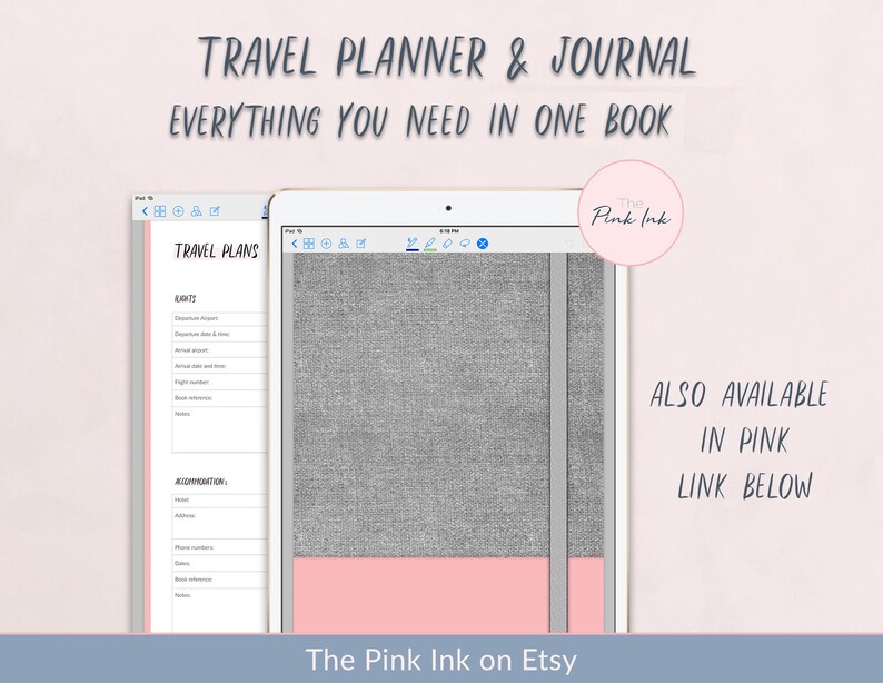Digital Travel Journal, Travel Planner, and Traveler's Notebook All in ...