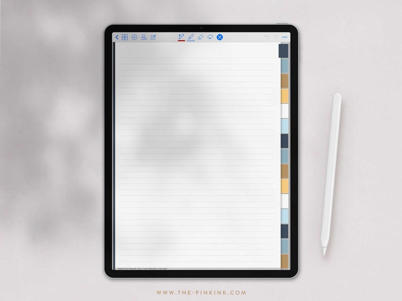 15 Subject Digital Notebook Goodnotes Template, Notability, Xodo ...